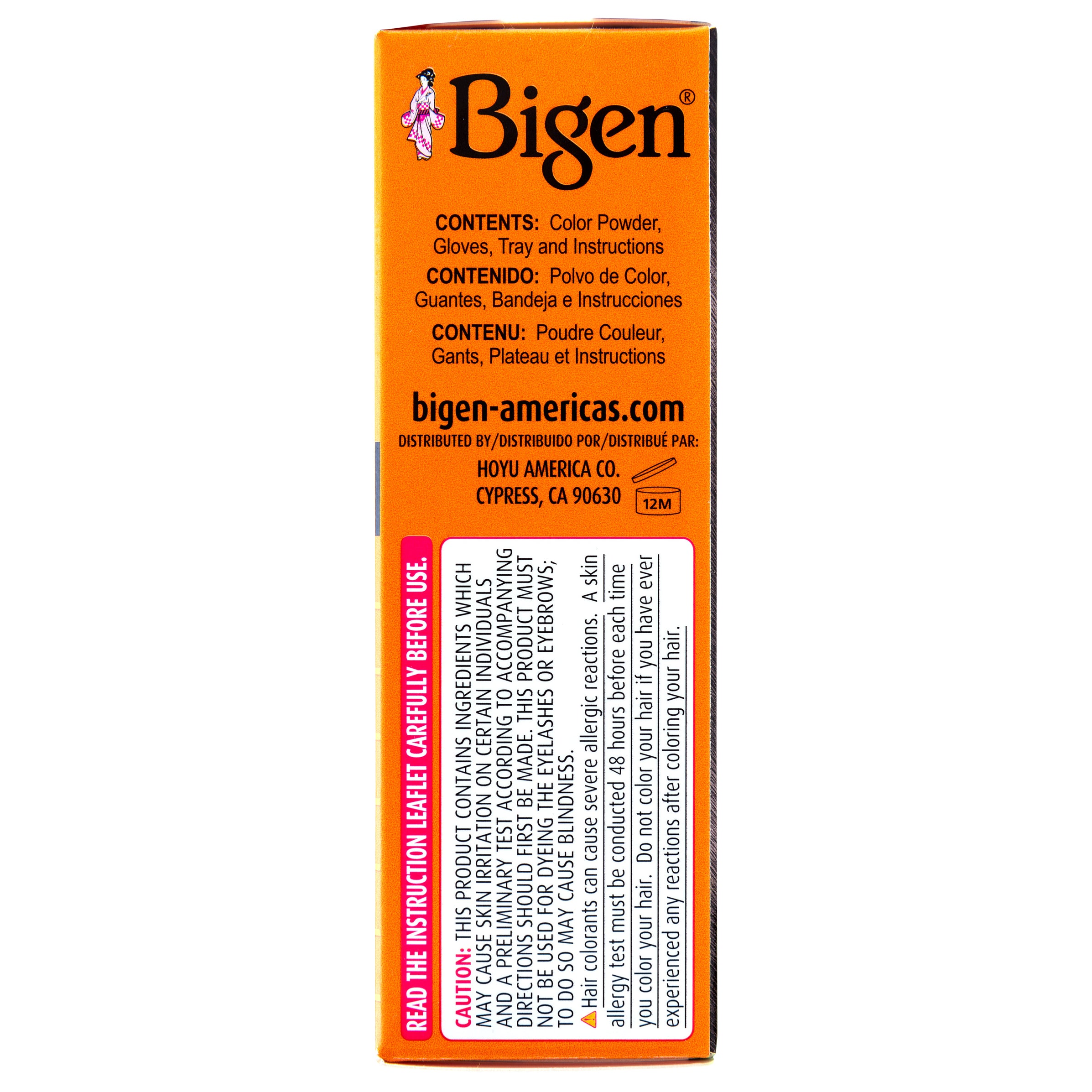 Bigen Permanent Powder Oriental Black Hair Color - Hoyu Japanese Hair ...